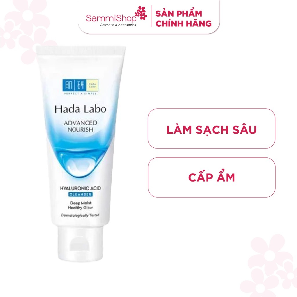 Hadalabo Sữa Rửa Mặt Advanced Nourish Hyaluronic Acid Cleanser 80g | Shopee Việt Nam