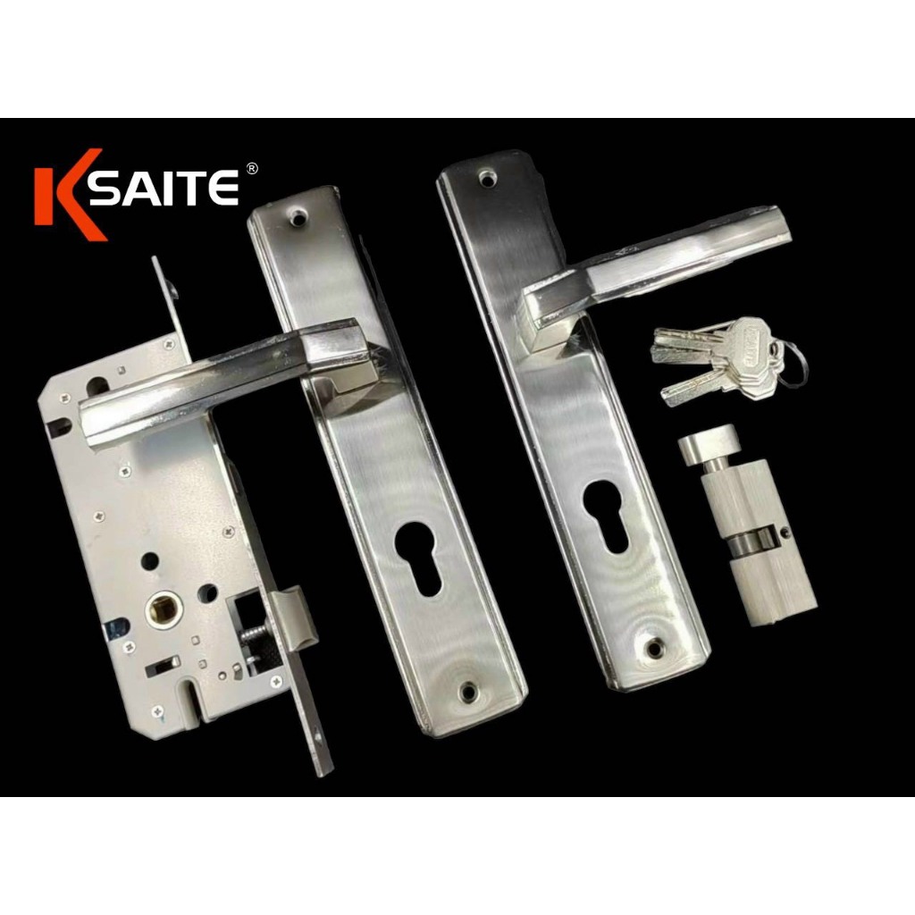 KHÓA TAY GẠT KSAITE MÃ TB66-HỆ 1000 TAY ỐP 26CM khóa cửa chính, khóa ...