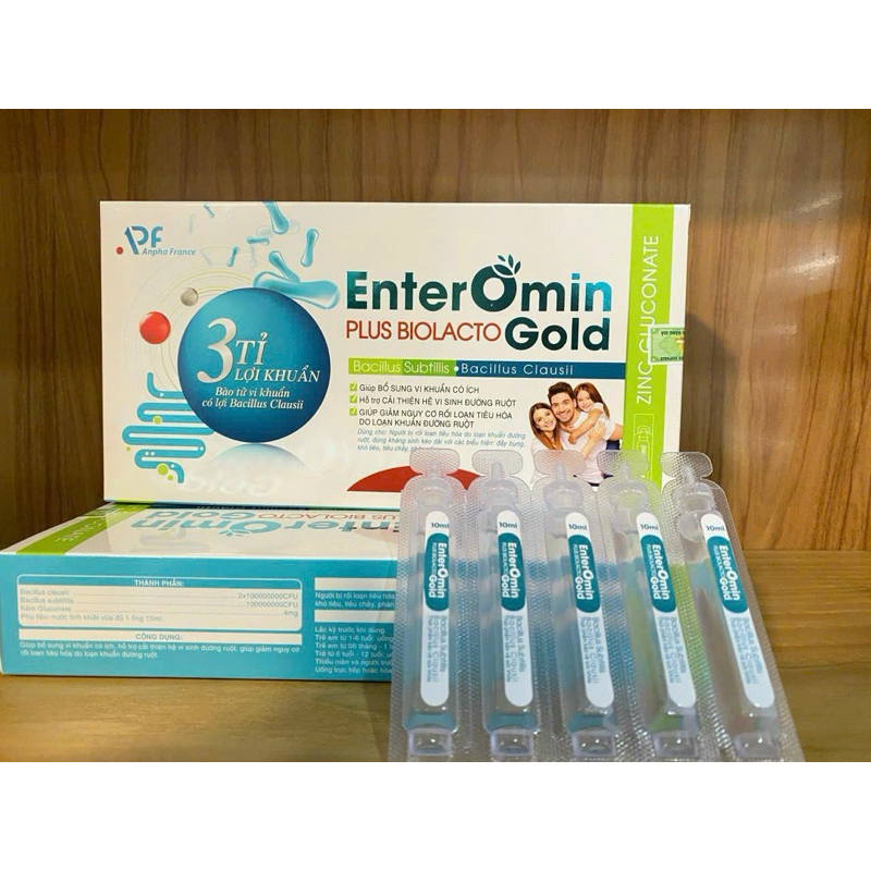 ENTEROMIN GOLD PLUS BIOLACTO ( 3 tỉ lợi khuẩn) | Shopee Việt Nam