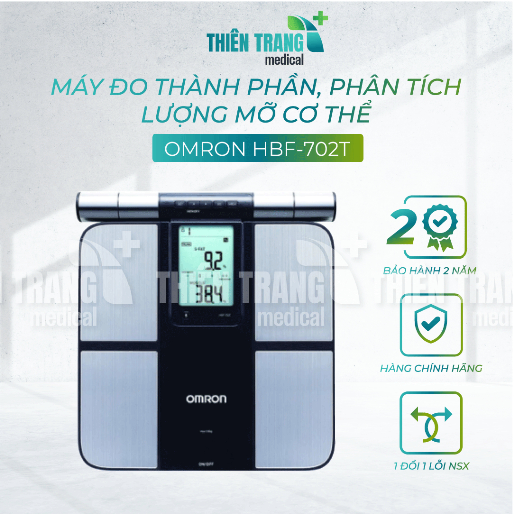 Máy đo thành phần, phân tích lượng mỡ cơ thể OMRON HBF-702T | Bảo Hành ...