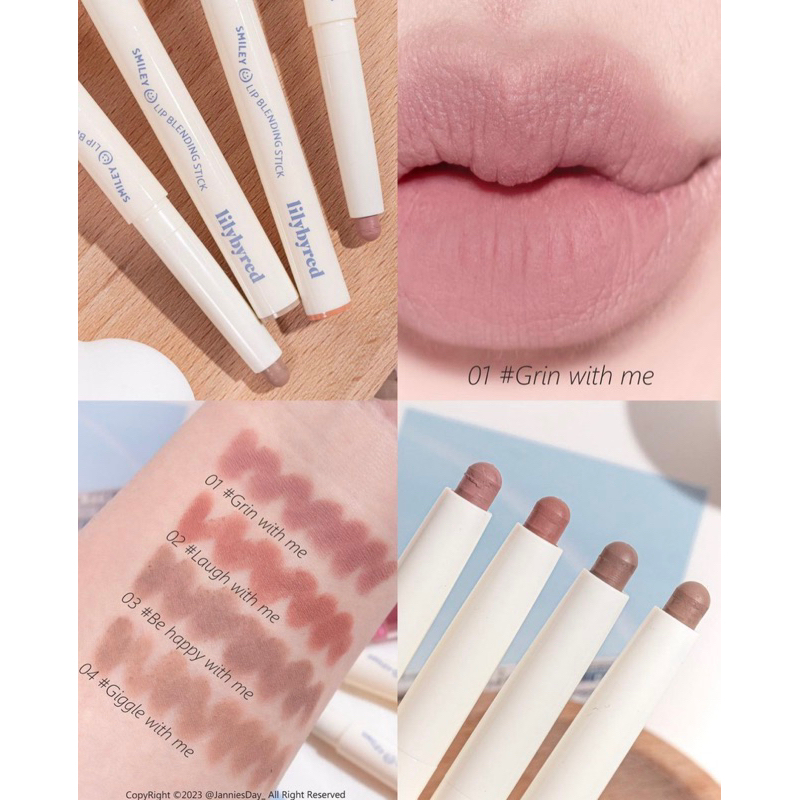 Bút chì kẻ viền môi Lilybyred Smiley Lip Blending Stick | Shopee Việt Nam