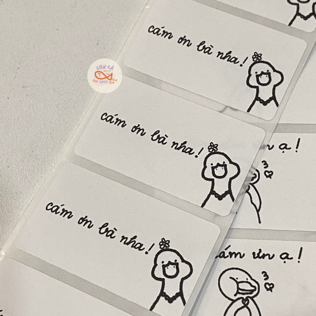 200 Tem Dán In Bằng Nhiệt Sticker Meme Con Vịt Size 5x3cm Dễ Sử Dụng ...