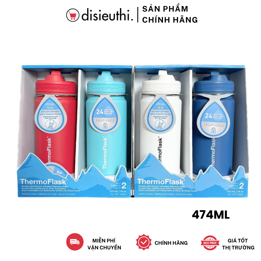 Bình Giữ Nhiệt Thermo Flask 474ml Hàng Nhập Mỹ Giữ Nóng 12h Giữ Lạnh 24h | Shopee Việt Nam