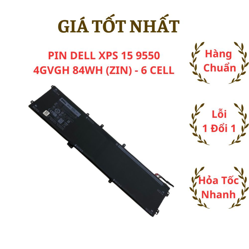 Pin Laptop Dell XPS 15 9560 Cao Cấp Dùng Cho Laptop Dell XPS 9550 9560 ...
