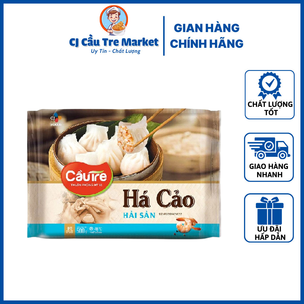 [SHOP HOẢ TỐC HCM 2H ] Há Cảo Hải Sản Cầu Tre CJ 500g Chính Hãng đate tháng 1/2025 | Shopee Việt Nam