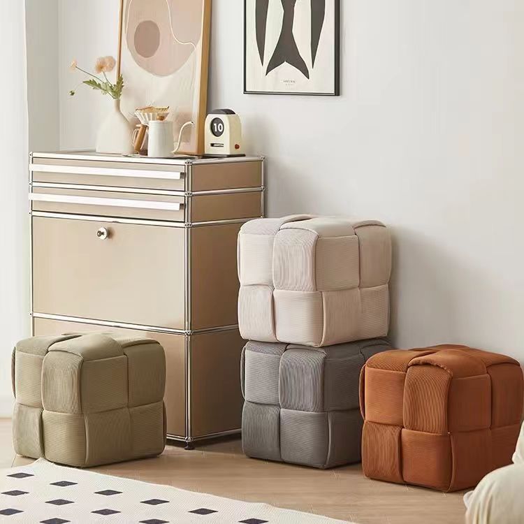 Ghế vuông nhỏ gia đình Nhật Bản, ghế đổi giày, ghế sofa ghế nhỏ, ghế ...