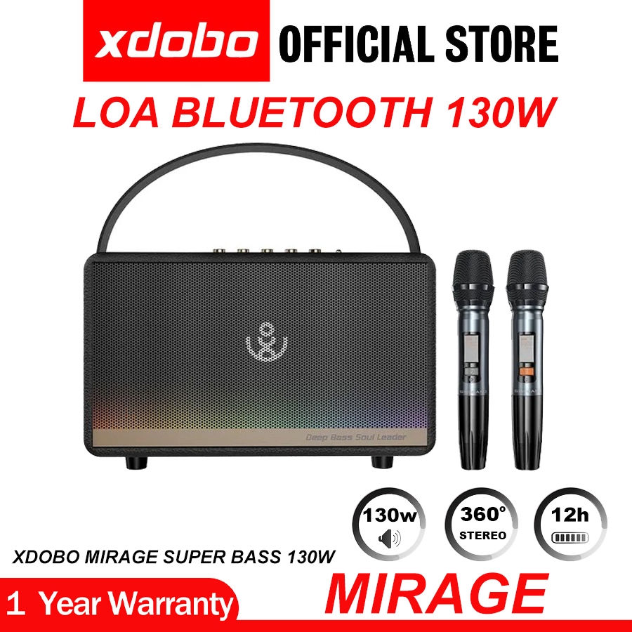 MỚI - Loa Karaoke Bluetooth 5.3 Xdobo Mirage Công Suất 130W, Chống Nước ...