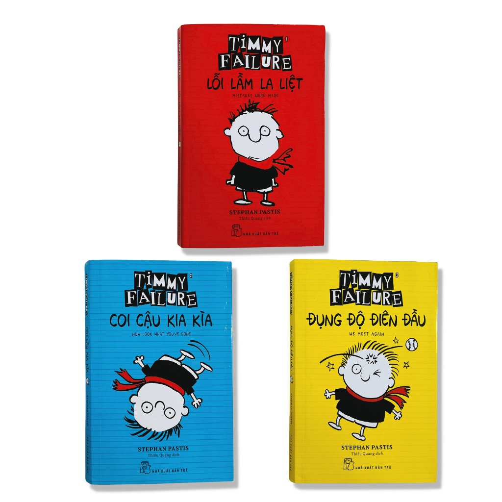 Sách - Bộ truyện timmy failure - Bản tiếng việt 3 cuốn bìa mềm | Shopee ...