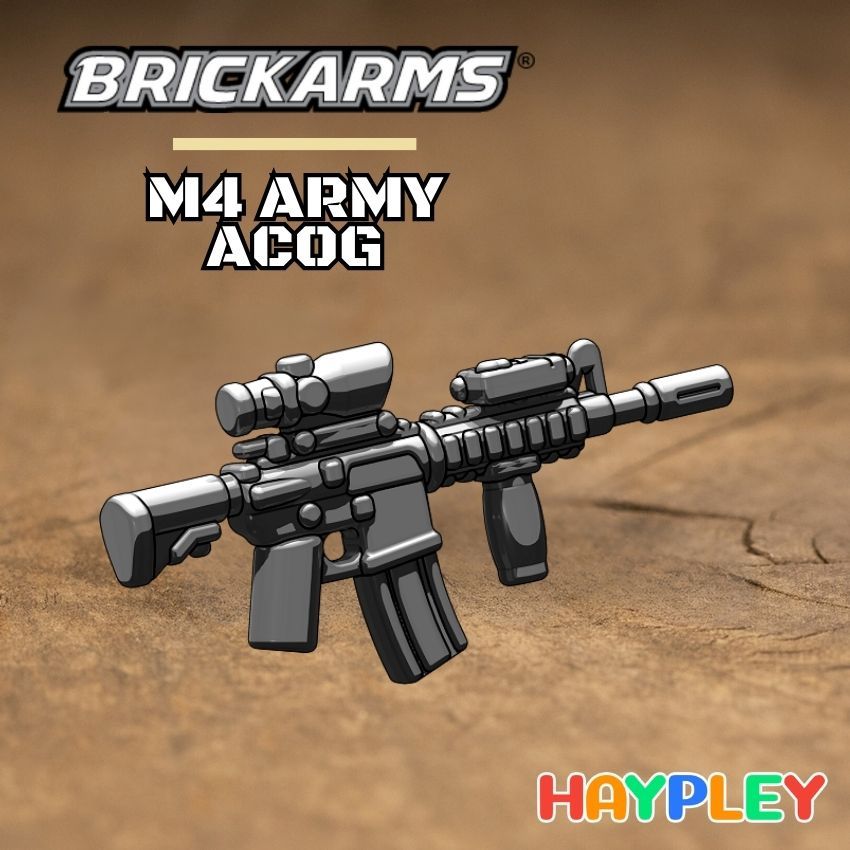 BrickArms Súng trường M4 Army ACOG with PEQ cho nhân vật LEGO - Haypley ...