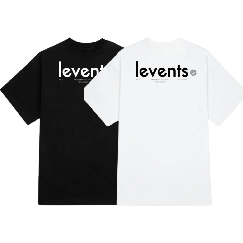 Áo Thun Levents Black/ White Local Brand Unisex Nam Nữ Chất Cotton Co ...