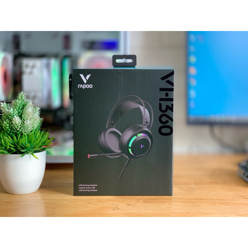 Tai nghe gaming có dây Rapoo VH360 USB led RGB new | Shopee Việt Nam