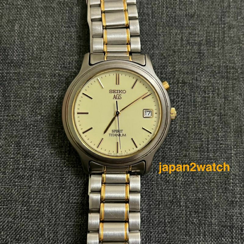 SEIKO SPIRIT AGS TITANIUM ref 5M22 | Shopee Việt Nam