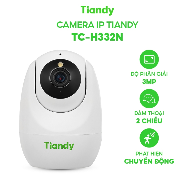 Camera IP TIANDY TC-H332N độ phân giải 3MP, quay quét 360 độ, chế độ ...