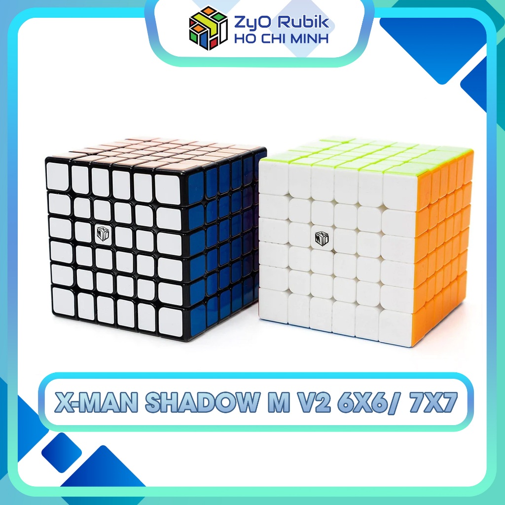 Rubik Qiyi X-Man Shadow M V2 6x6/ 7x7 Stickerless/ Sticker - Đồ Chơi ...