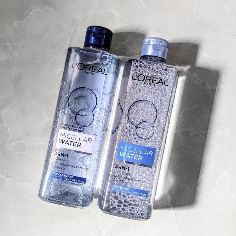 Nước tẩy trang cho mọi loại da L'Oreal Paris 3in1 Micellar Water 400ml | Shopee Việt Nam