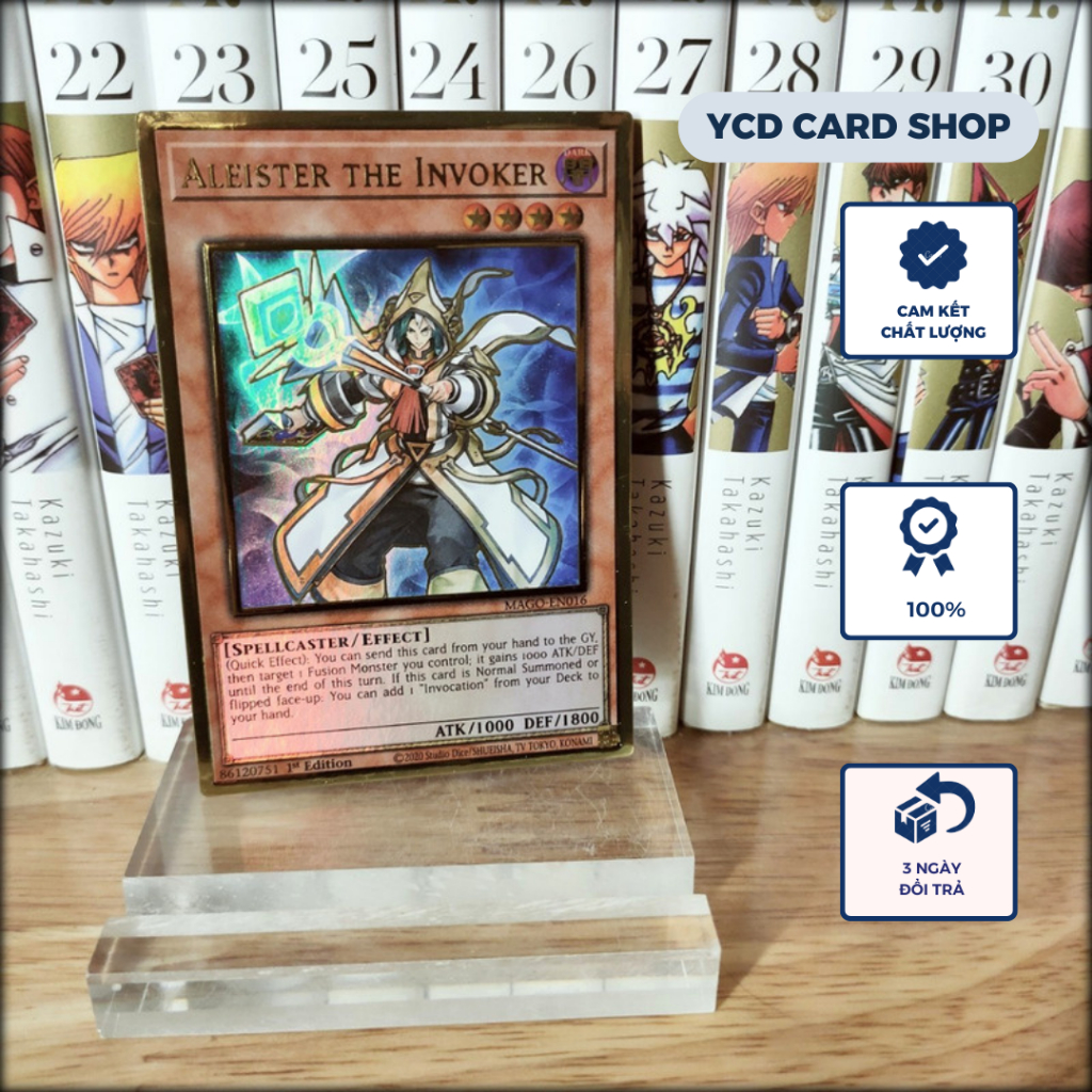 Thẻ bài yugioh chính hãng Aleister the Invoker (alternate art ...