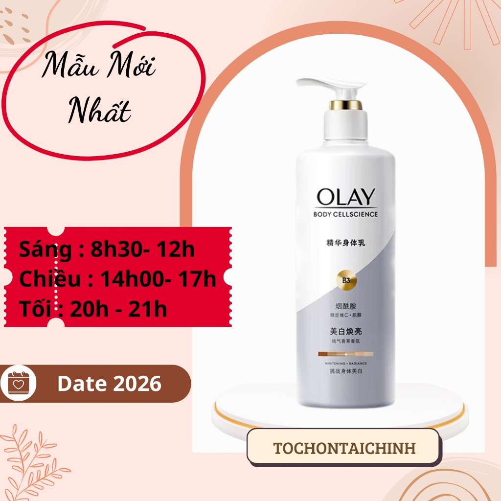 Sữa dưỡng Thể Olay Body Cellscience B3 Optic Glow & Radiance Body ...