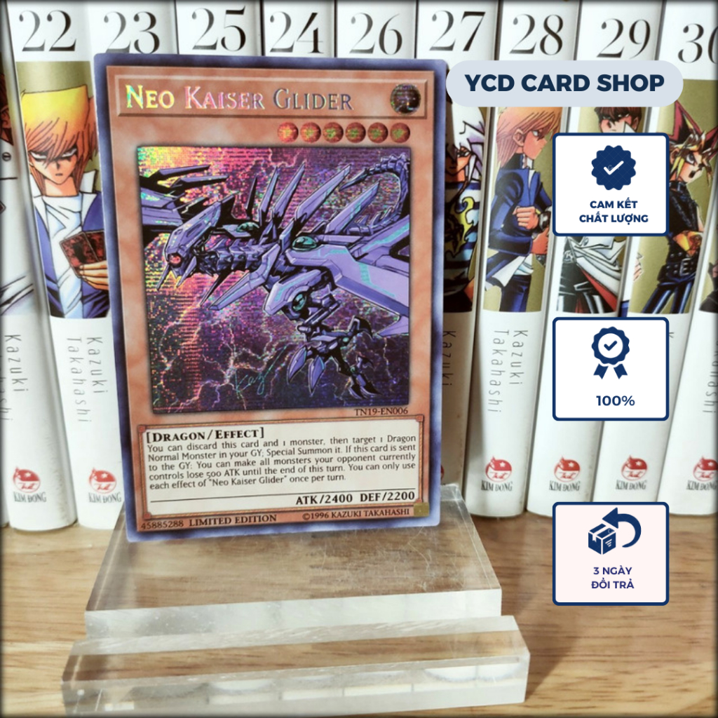 Thẻ bài yugioh chính hãng Neo Kaiser Glider – Prismatic Secret Rare ...