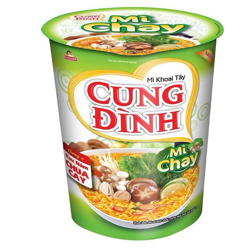 Mì Chay Cung Đình rau nấm chua cay ly 69g | Shopee Việt Nam