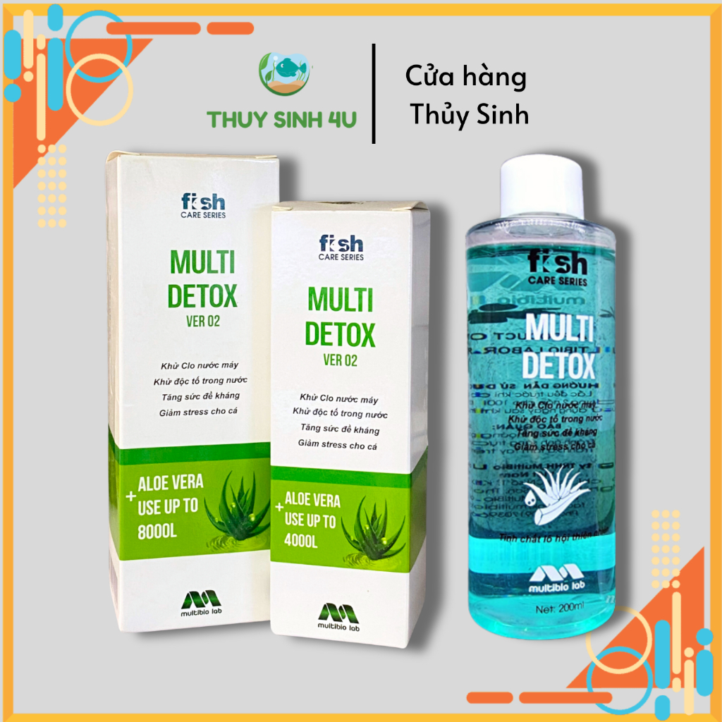 Multi Detox Ver 2 - Khử Clo, độc tố và chống sốc cho cá | Shopee Việt Nam