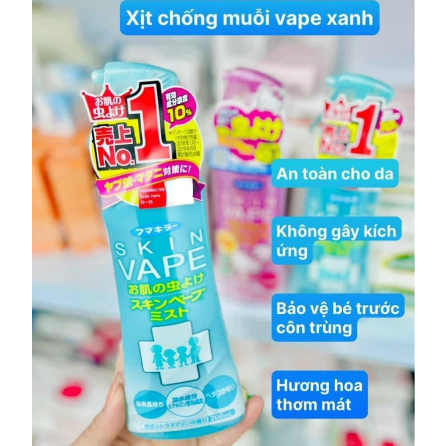 Chai Xịt Chống Muỗi Skin Vape 200ml | Shopee Việt Nam