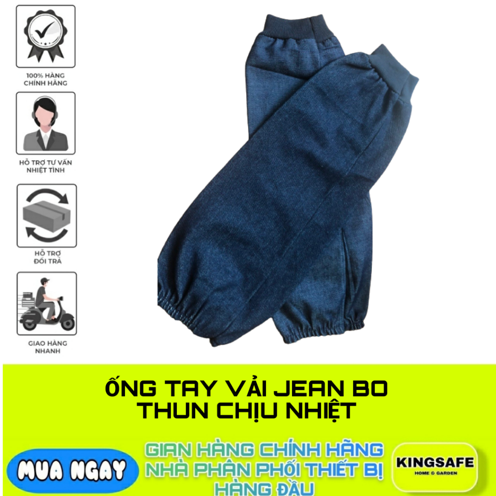 ỐNG TAY VẢI JEAN BO THUN CHỊU NHIỆT , CHẤT LƯỢNG ( 1 ĐÔI ) | Shopee ...