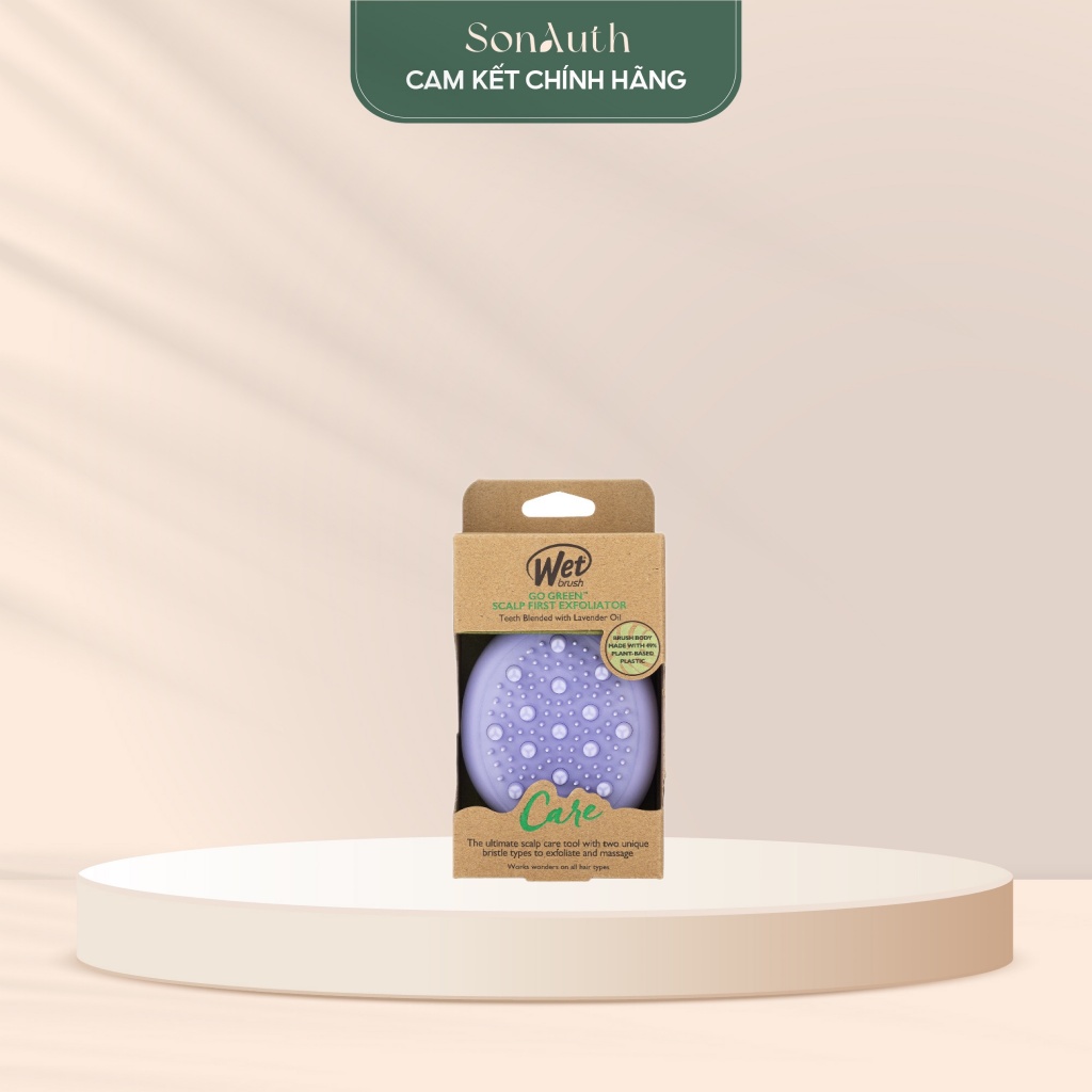 Lược gội đầu Wet Brush Go Green Scalp First Exfoliator | Shopee Việt Nam