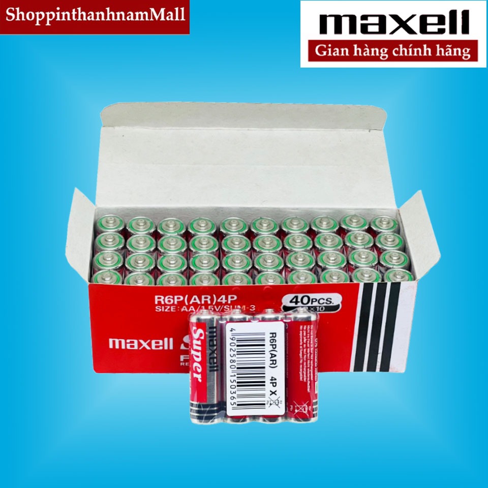 Hộp Pin Maxell R6P Super Power Siêu Bền - Hàng Chính Hãng | Shopee Việt Nam
