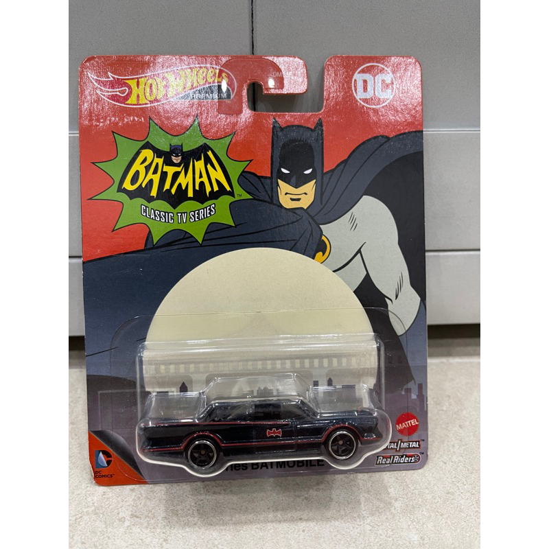 Xe mô hình đồ chơi bánh cao su Hotwheels 1:64 PREMIUM - BATMAN - TV Series Batmobile | Shopee ...