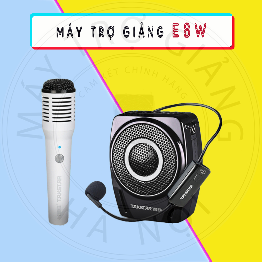 Máy Trợ Giảng Không Dây TAKSTAR E8W , UHF, Bluetooth, Công Suất 18W ...