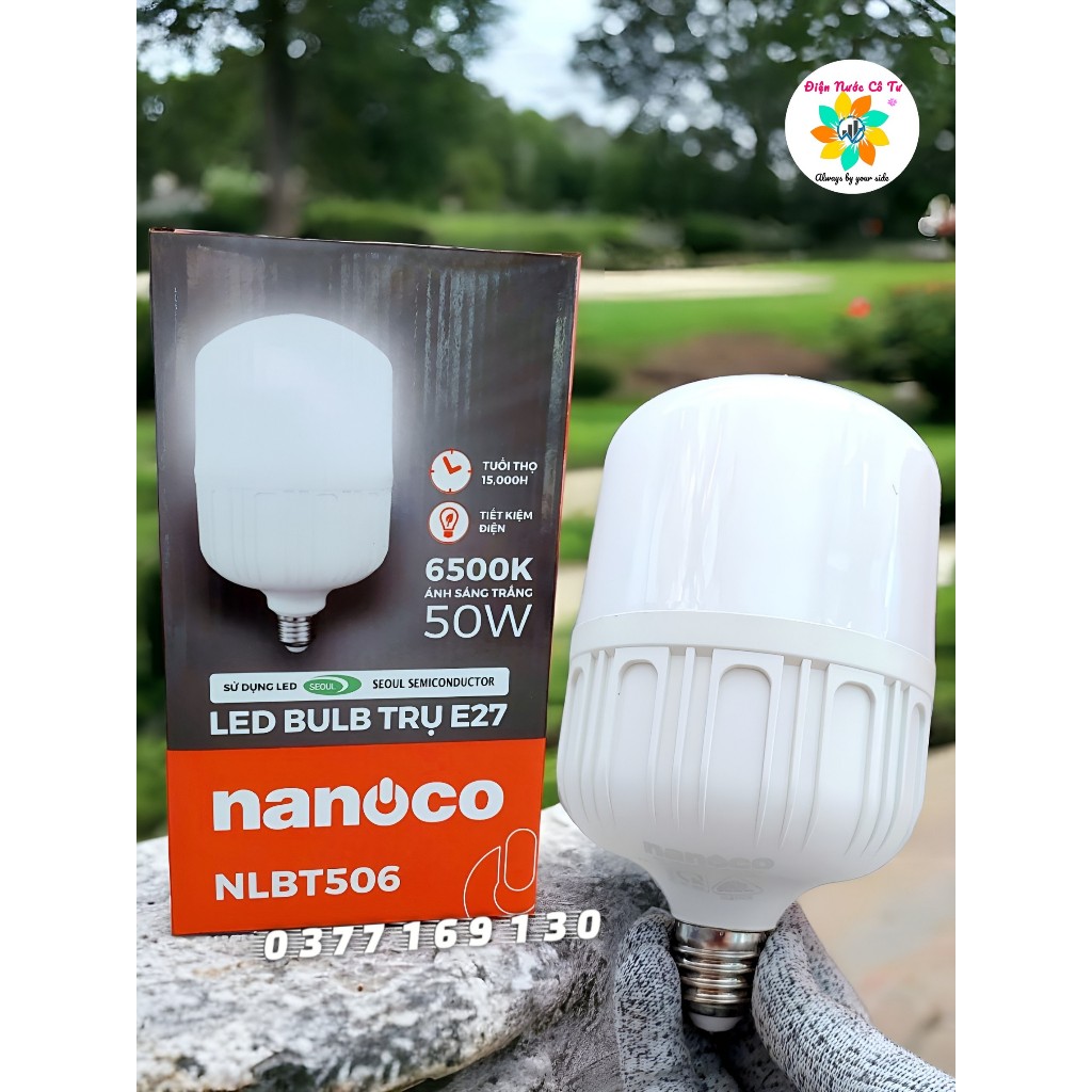 Bóng đèn LED BULB 50w cao cấp NANOCO - bảo hành 24 tháng | Shopee Việt Nam