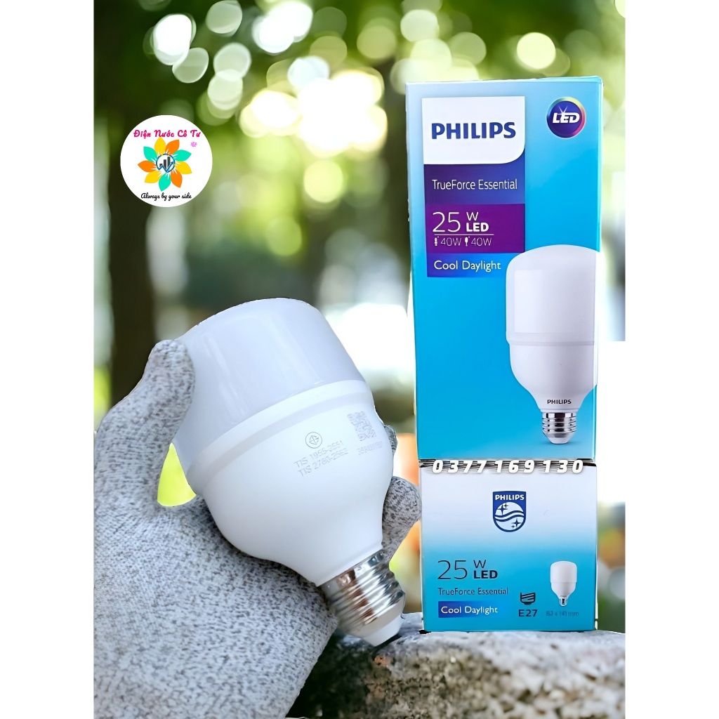 Bóng đèn Led bulb trụ cao cấp Philips 22W E27 Gen3 - tiết kiệm điện độ ...