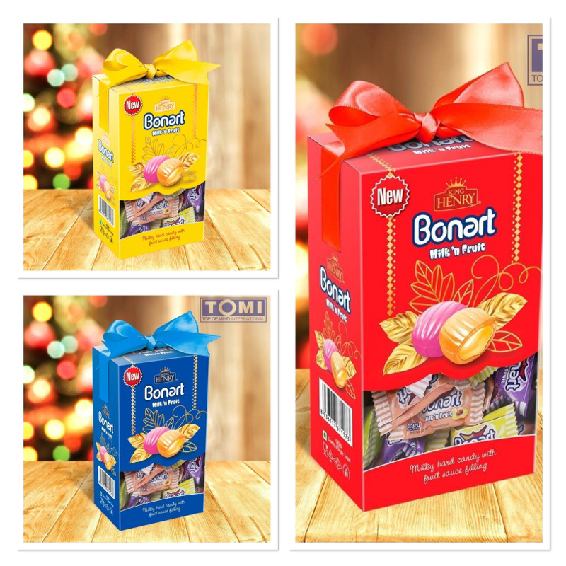 Kẹo cứng sữa nhân sốt trái cây Bonart hộp 180g | Shopee Việt Nam