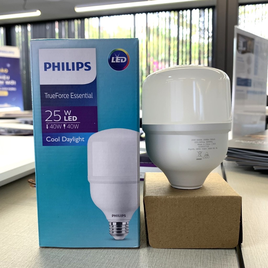 Bóng đèn LED trụ PHILIPS TForce Ess 220V E27 (25W / 35W / 45W / 50W) | Shopee Việt Nam