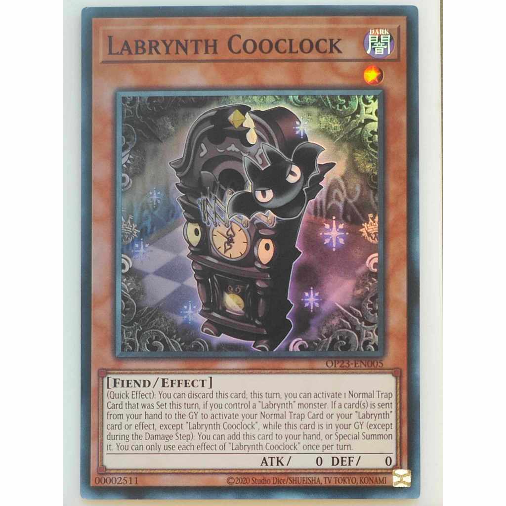 Thẻ Bài Yugioh Tiếng Anh Chính Hãng: Labrynth Cooclock - OP23-EN005 ...