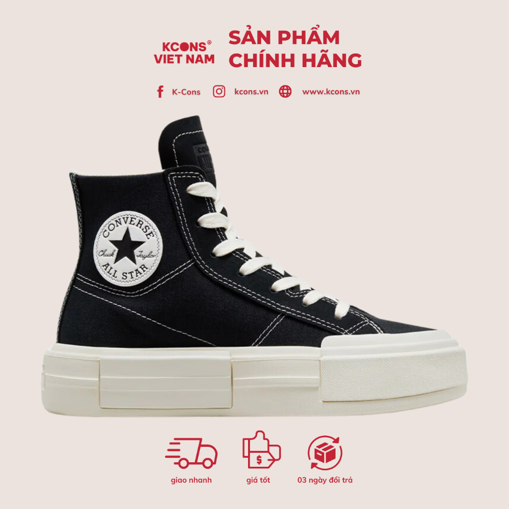 Giày Converse Chuck Taylor All Star Cruise BLACK Cổ Cao A04689C ...