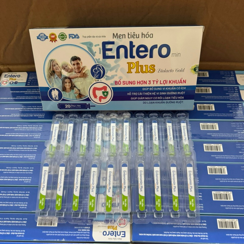 men ống vi sinh + Kẽm - men vi sinh ENTEROMIN PLUS Biolacto gold Plus ...