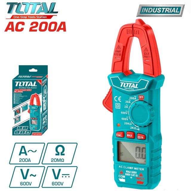 Kềm đo AC kỹ thuật số 200A Total TMT42002 | Shopee Việt Nam