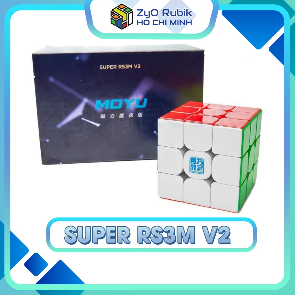 Rubik 3x3 Super RS3M V2 2023 Có Nam Châm Magnetic/Maglev/Ballcore - Đồ ...