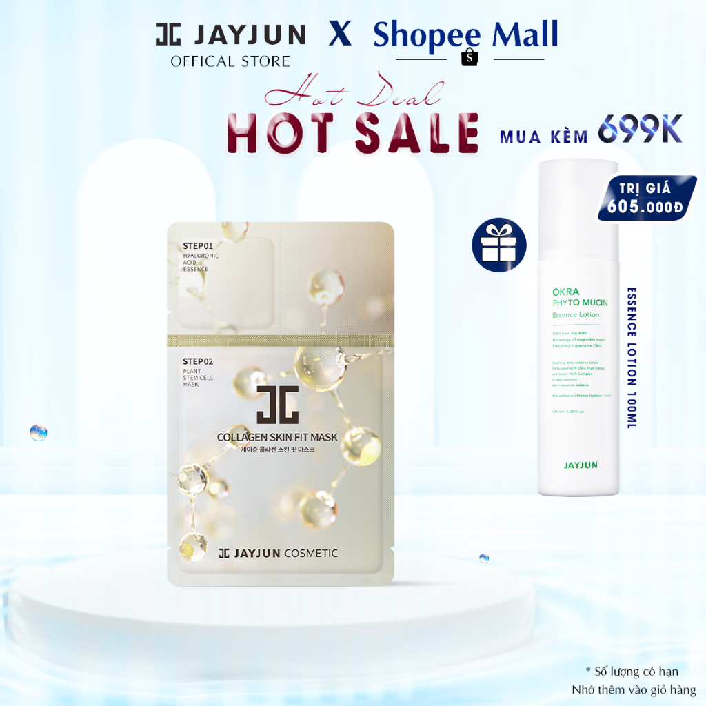 [GIÁ DÙNG THỬ] Mặt Nạ Collagen Cao Cấp Chống Lão Hoá Và Dưỡng Sáng Da JAYJUN COLLAGEN SKIN FIT ...