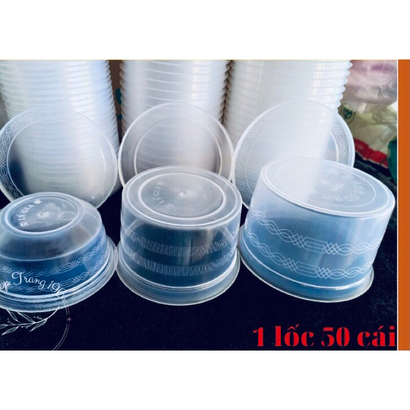 Combo 50 Thố Nhựa 250 Ml 500ml 700 Ml đựng Súp Chè Phở Shopee 2368