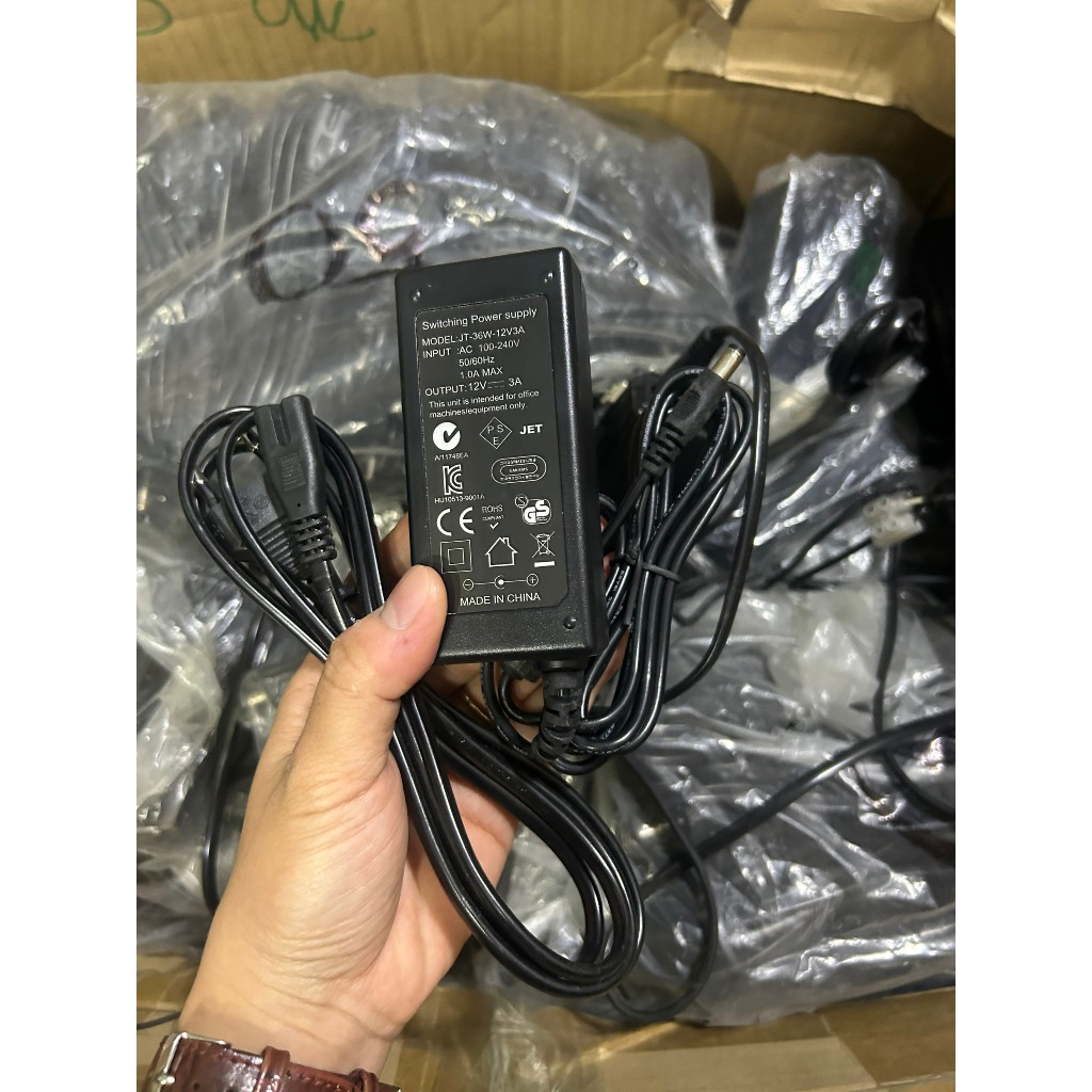 Nguồn ADAPTER 12V 3A đầu vào dây số 8 - Hàng mới - Chính Hãng GIÁ BAO ...