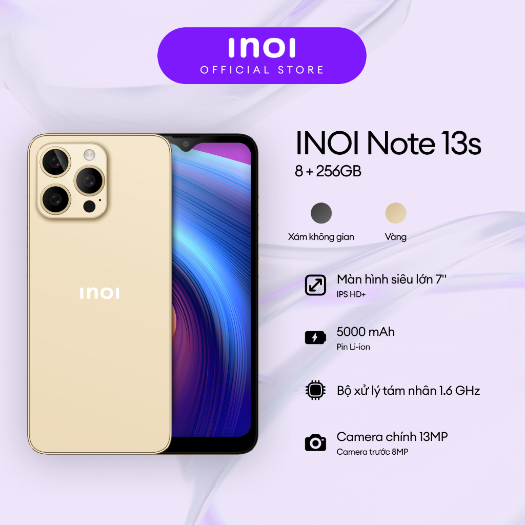 Điện thoại thông minh INOI Note 13s 8GB/256GB- Hàng Chính Hãng | Shopee ...