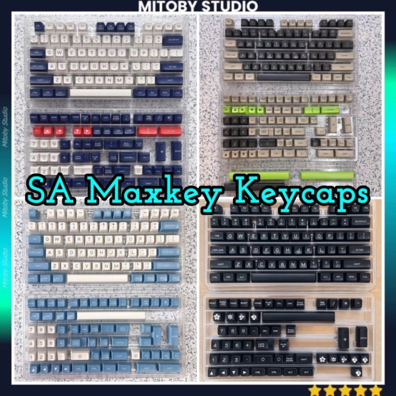Tổng hợp Keycap Maxkey SA Rome Green Yellow Screen SA profile ABS 2 ...