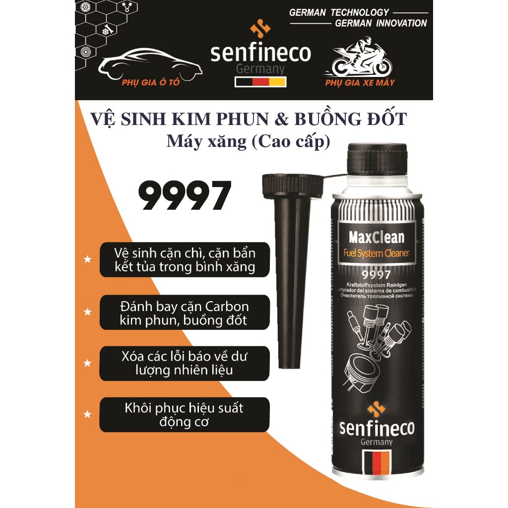 Vệ sinh hệ thống kim phun buồng đốt MaxClean 9997 Cực kỳ hiệu quả làm ...