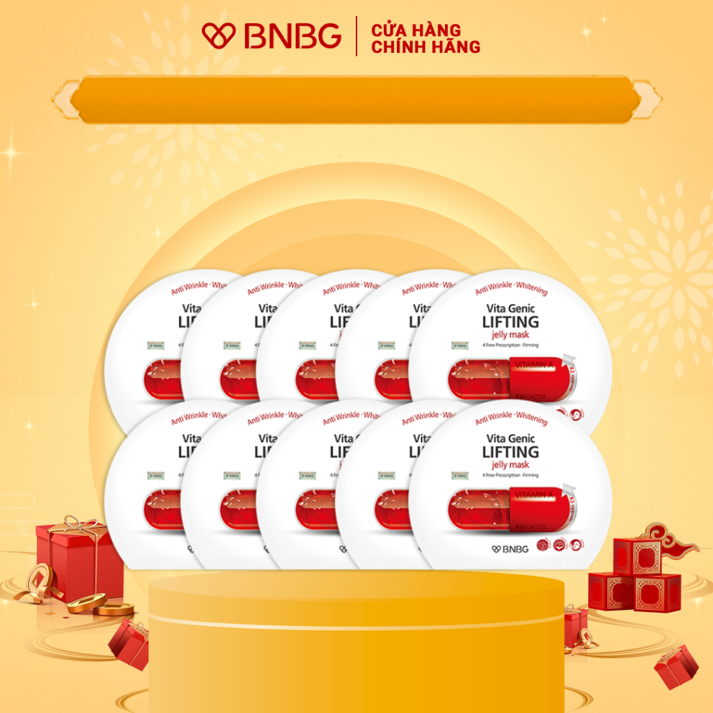 COMBO 10 MẶT NẠ NÂNG CƠ, GIẢM NẾP NHĂN BNBG VITA GENIC LIFTING 30ML ...