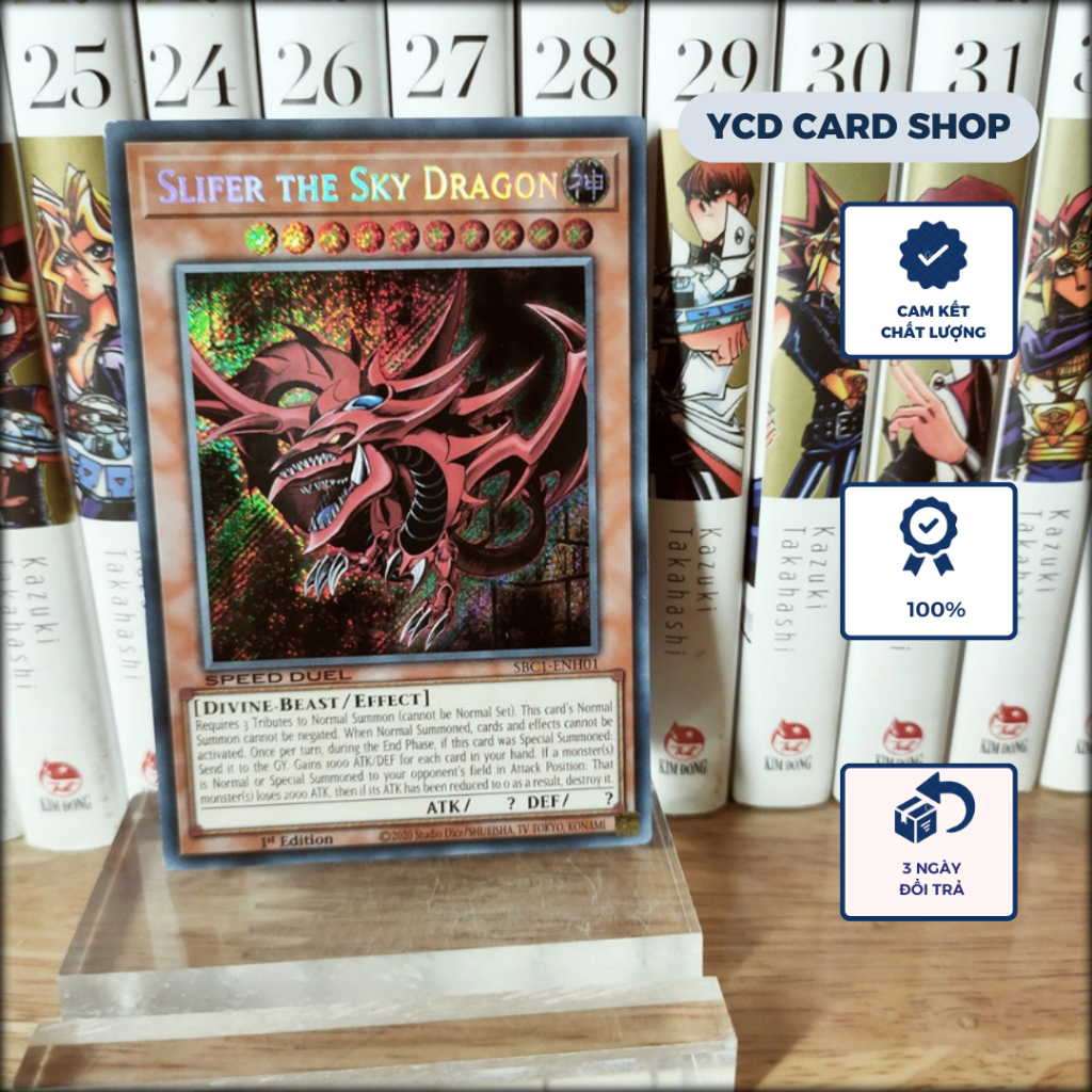 Thẻ bài Yugioh chính hãng Thần Osiris - Slifer the Sky Dragon – Secret ...