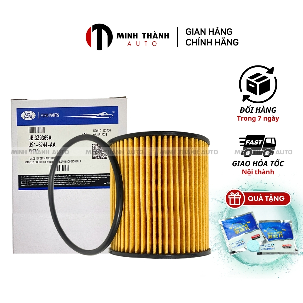 Lọc nhớt động cơ, lọc dầu xe Ford Territory 2022-2023 mã OEM: JS16744AA ...