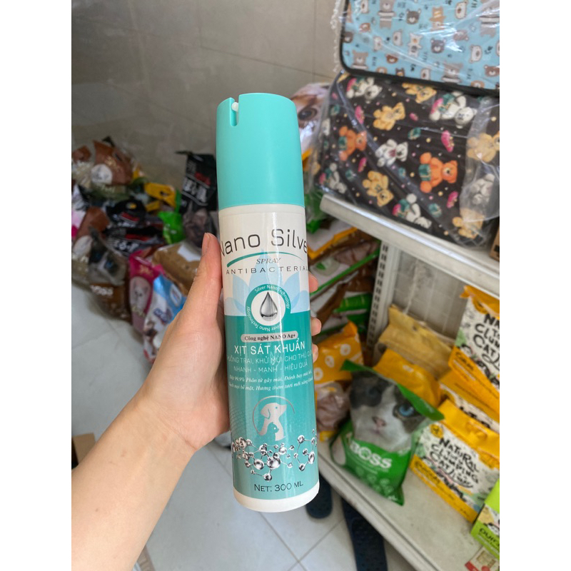 NANO SILVER SPRAY_300ML Dung dịch xịt khuẩn chó mèo | Shopee Việt Nam