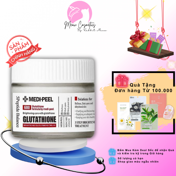 Kem Dưỡng Trắng MEDIPEEL Glutathione 600 White Cream MEDI-PEEL 50G ...